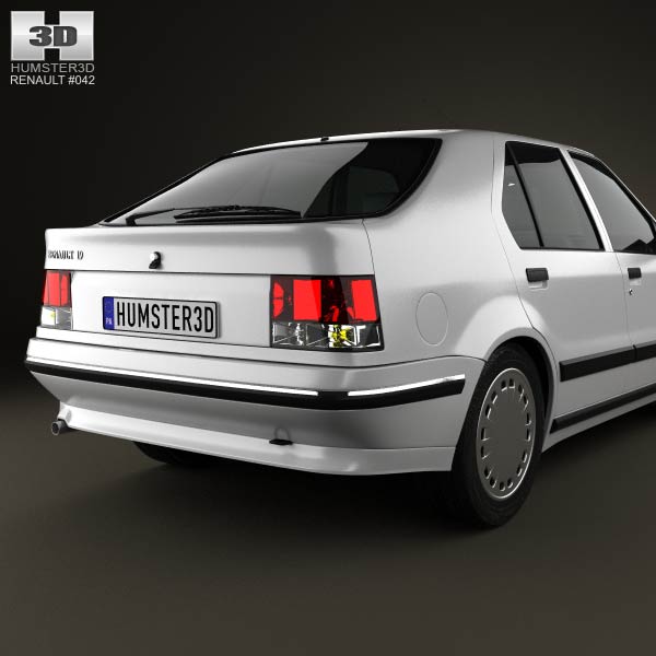Renault 19 5-door hatchback 1988 3D Model – High-Quality Download | Car3D.net