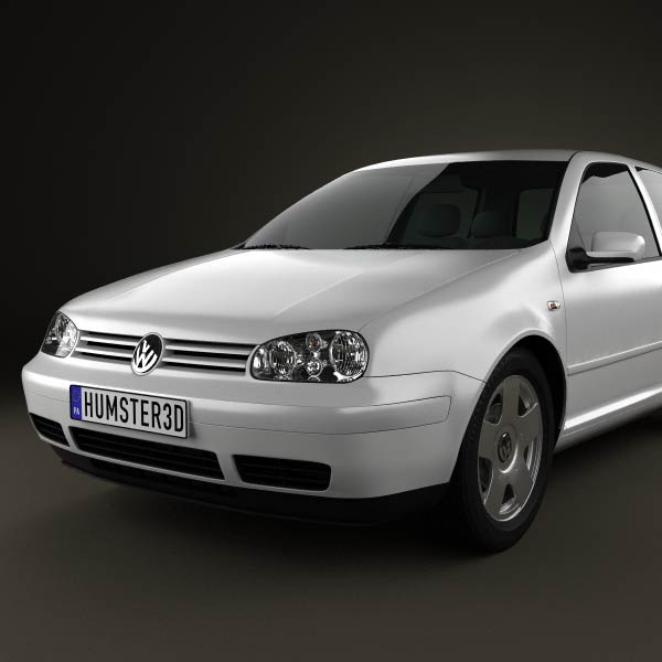 Volkswagen Golf IV 3-door 1997 3D Model – High-Quality Download | Car3D.net