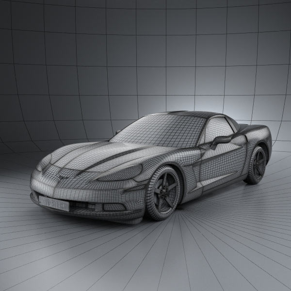 Chevrolet Corvette (C6) 2011 3D Model – High-Quality Download | Car3D.net