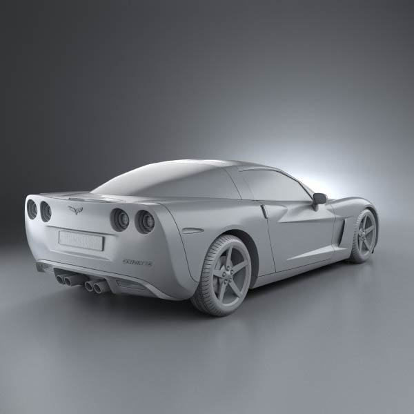 Chevrolet Corvette (C6) 2011 3D Model – High-Quality Download | Car3D.net