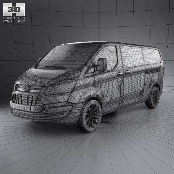 Ford Transit Custom LWB 2012 3D Model – High-Quality Download | Car3D.net