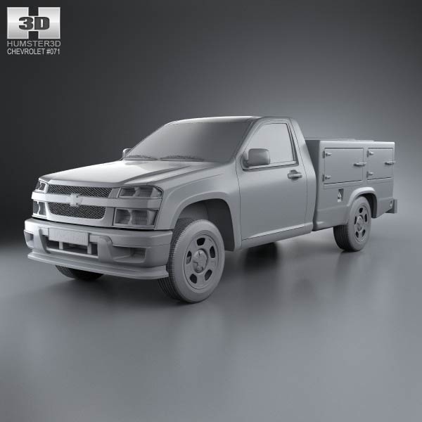 Chevrolet Colorado Hotshot II Lowboy 2011 3D Model – High-Quality ...