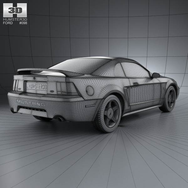 Ford Mustang GT coupe 1998 3D Model – High-Quality Download | Car3D.net
