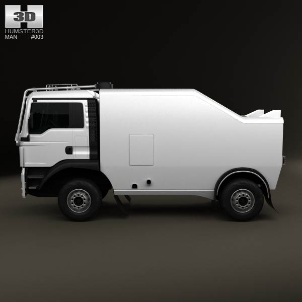 MAN TGS Rally Truck 2012 3D Model – High-Quality Download | Car3D.net