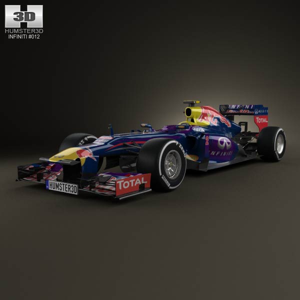 Infiniti RB9 Red Bull Racing F1 2013 3D Model – High-Quality Download ...