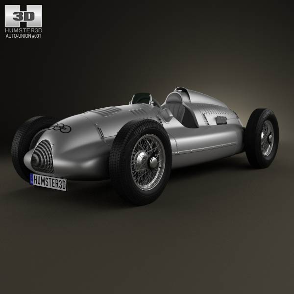 Auto Union Type D 1938 3D Model – High-Quality Download | Car3D.net