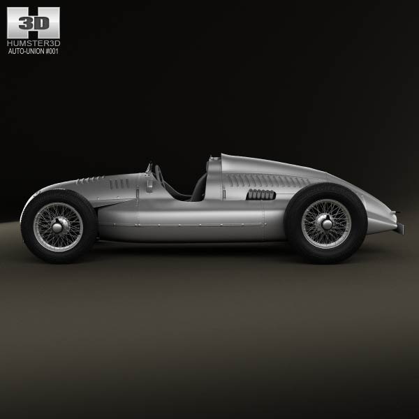 Auto Union Type D 1938 3D Model – High-Quality Download | Car3D.net