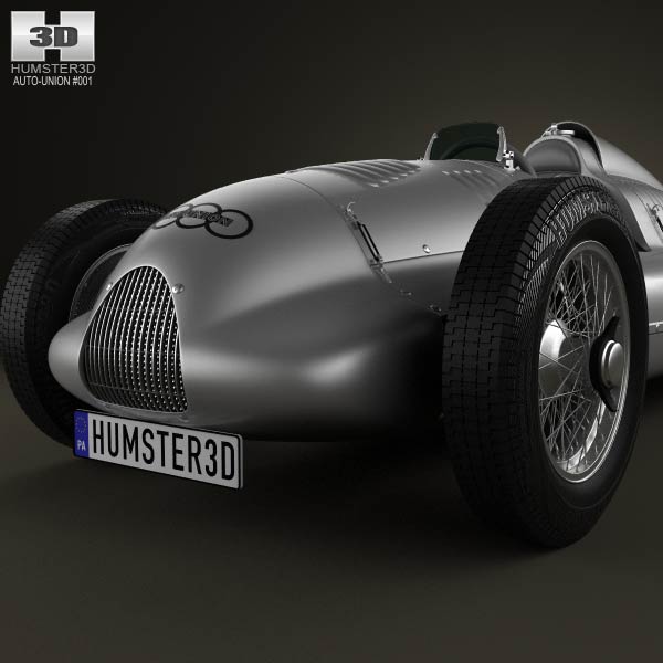 Auto Union Type D 1938 3D Model – High-Quality Download | Car3D.net