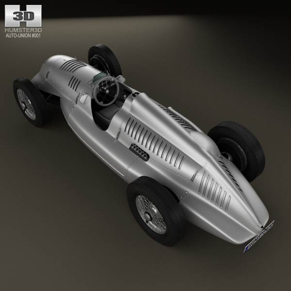 Auto Union Type D 1938 3D Model – High-Quality Download | Car3D.net