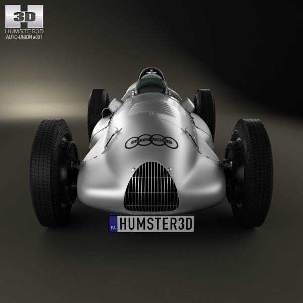 Auto Union Type D 1938 3D Model – High-Quality Download | Car3D.net