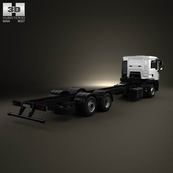 MAN TGS Chassis Truck 2012 3D Model – High-Quality Download | Car3D.net