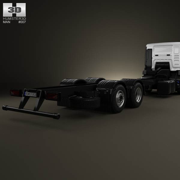 MAN TGS Chassis Truck 2012 3D Model – High-Quality Download | Car3D.net