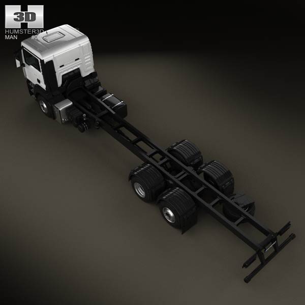 MAN TGS Chassis Truck 2012 3D Model – High-Quality Download | Car3D.net