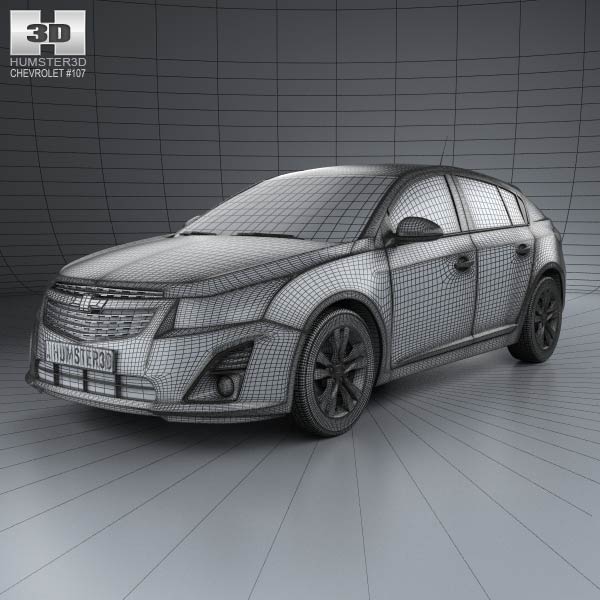Chevrolet Cruze hatchback 2013 3D Model – High-Quality Download | Car3D.net