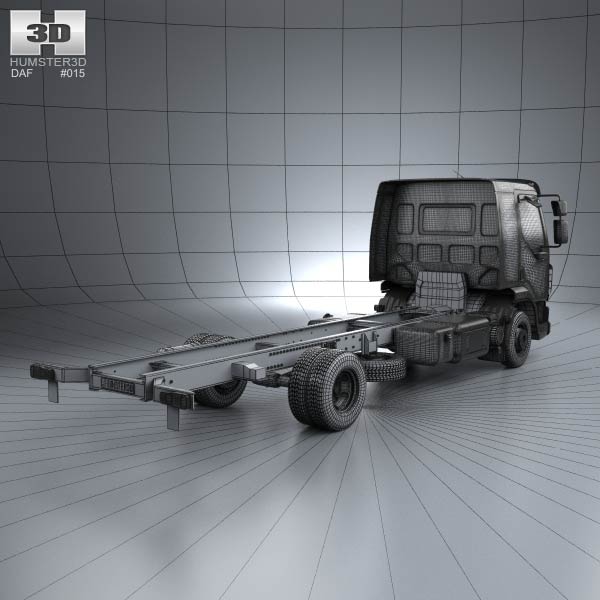 DAF LF Chassis Truck 2013 3D Model – High-Quality Download | Car3D.net