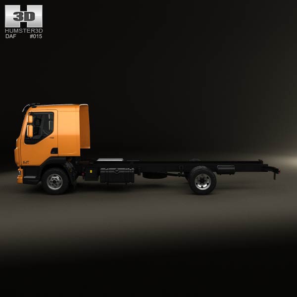 DAF LF Chassis Truck 2013 3D Model – High-Quality Download | Car3D.net