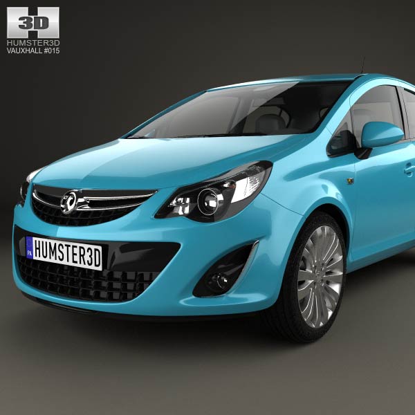 Vauxhall Corsa (D) 5-door 2010 3D Model – High-Quality Download | Car3D.net