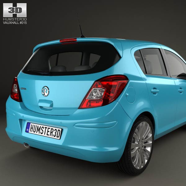 Vauxhall Corsa (D) 5-door 2010 3D Model – High-Quality Download | Car3D.net