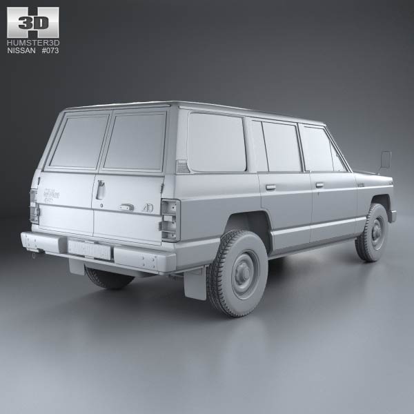 Nissan Patrol (160) 1980 3D Model – High-Quality Download | Car3D.net