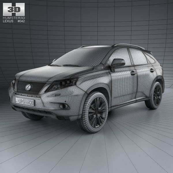 Lexus RX hybrid 2009 3D Model – High-Quality Download | Car3D.net