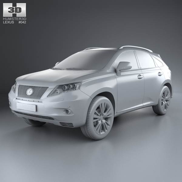 Lexus RX hybrid 2009 3D Model – High-Quality Download | Car3D.net