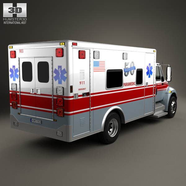 International Durastar Ambulance 2002 3D Model – High-Quality Download ...